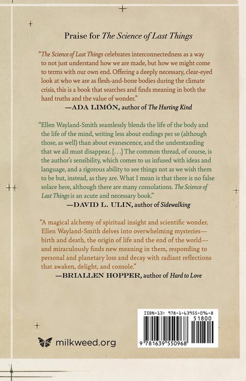 The Science of Last Things | Milkweed Editions